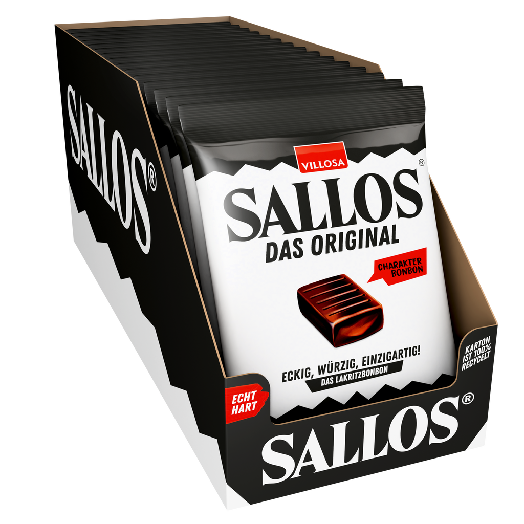 SALLOS - Das Original Lakritz-Bonbon. Im Mega-Pack mit Preisvorteil (15 ...