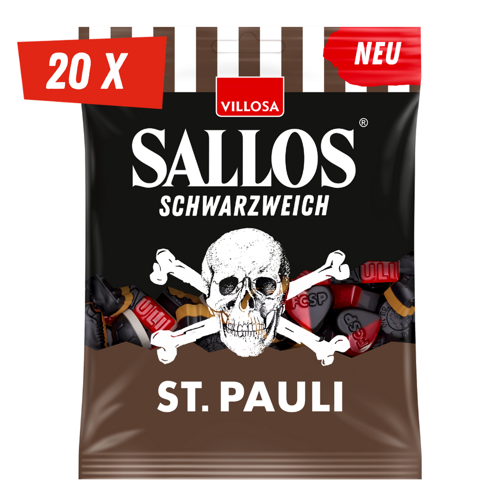20x 200g SALLOS Schwarzweich FC St.Pauli Edition | SALLOS